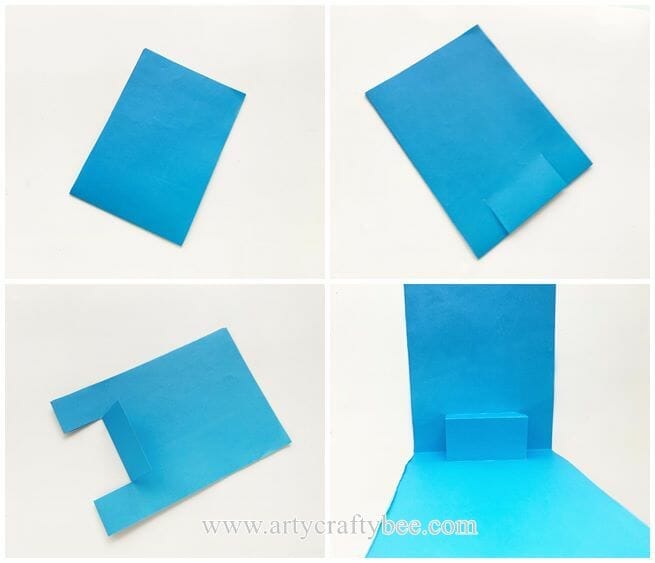 Easy 3D Space Rocket Pop-Up Card Craft For Kids - Arty Crafty Bee